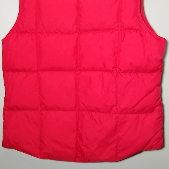 Lands' End | Jackets & Coats | Lands End Red Down Vest M 12 Puffer ...